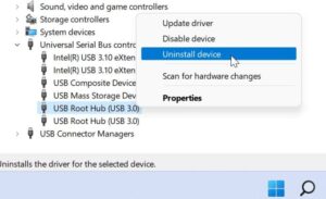 Solved : USB device not recognized on windows 11 (Error code 43)