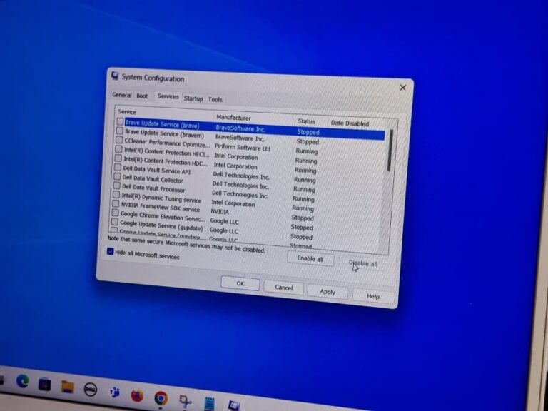 Perform a Clean Boot to diagnose issues on Windows 11