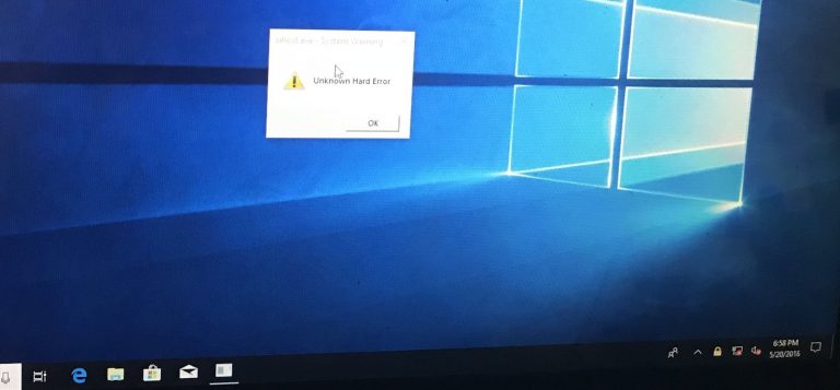 Solved: Unknown Hard Error on Windows 10/11 (5 Working Solutions)