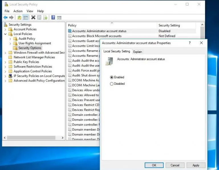 How To Enable Hidden administrator account on Windows 10, 8.1 and 7