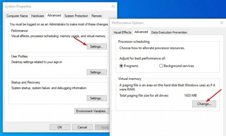 Adjust Virtual Memory on windows 10 or windows 11 (A Quick Guide)