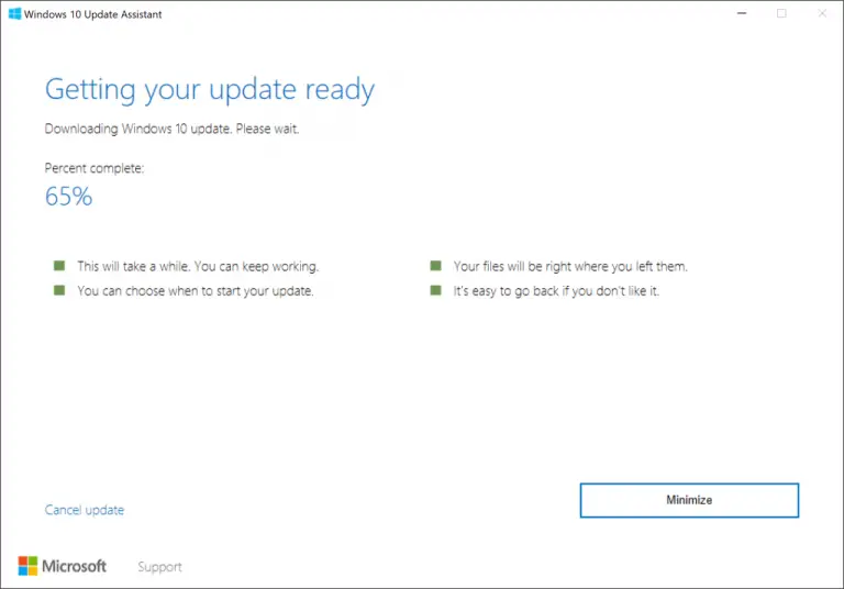 Windows 10 22H2 download with Update Assistant tool