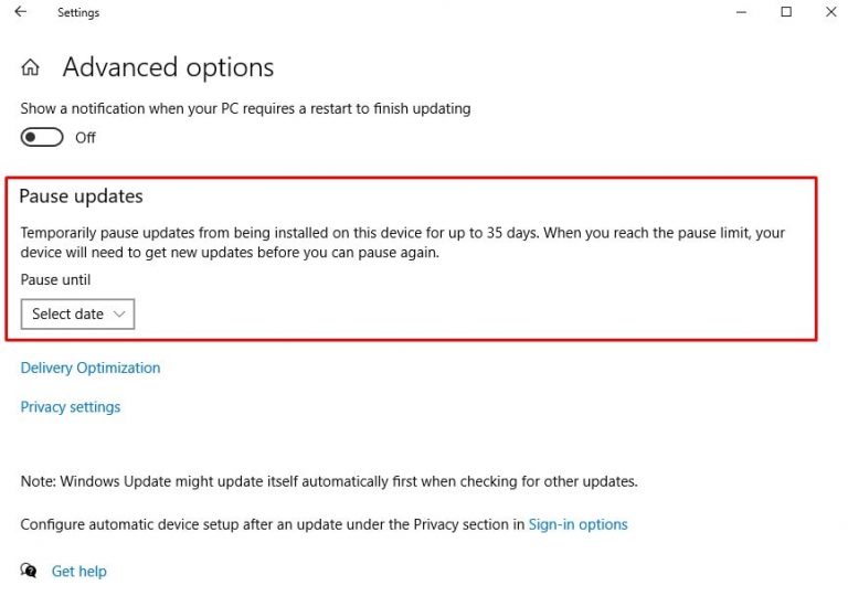How to Delay Windows 10 update