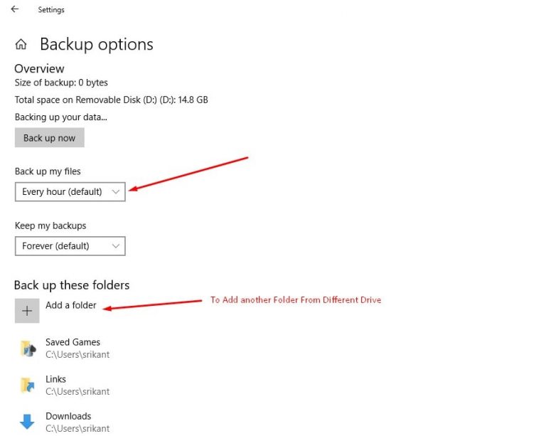 How to automatically backup a folder in windows 10 and 11