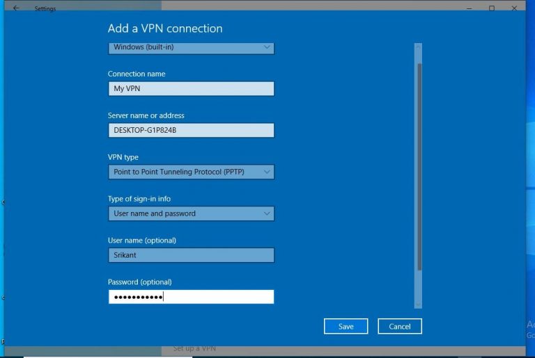 How to Setup a VPN (Virtual Private Network) on Windows 10