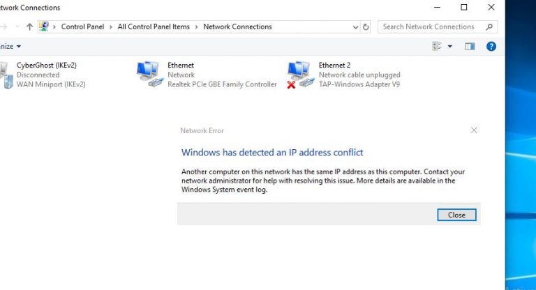 5 Solutions to fix IP Address Conflict error on Windows 10/11