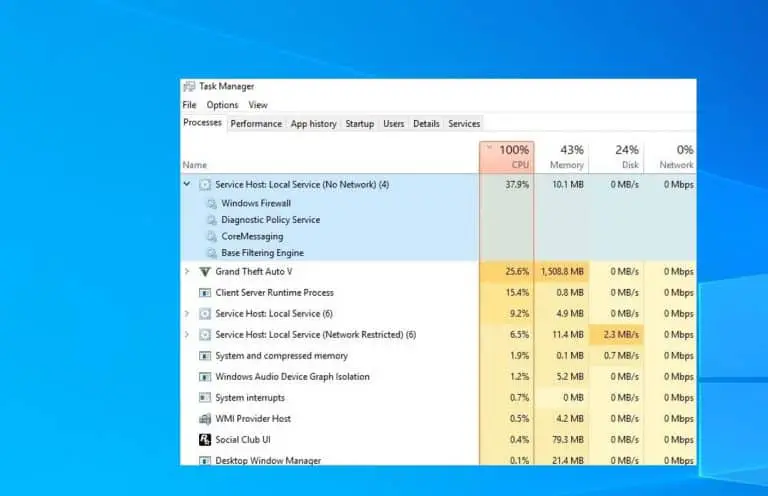 Service host Windows update High CPU usage in Windows 11
