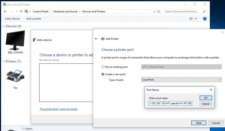 Fix Windows Cannot Connect to the Printer Error in Windows 10