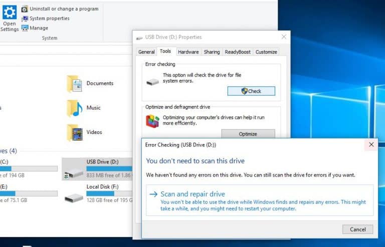 Fix Data Error Cyclic Redundancy Check In Windows 10