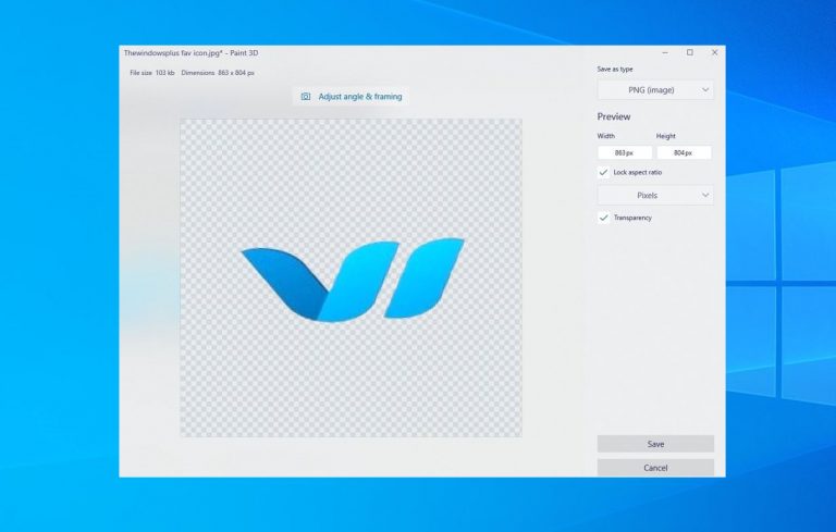How to make background transparent in paint and paint 3D windows 10