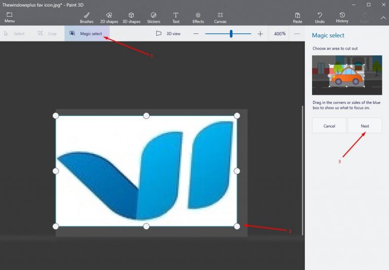 How to make background transparent in paint and paint 3D windows 10