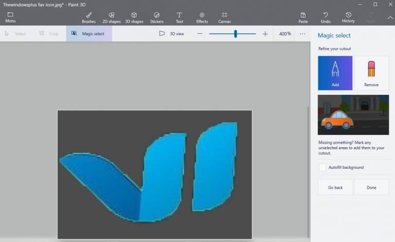 How to make background transparent in paint and paint 3D windows 10