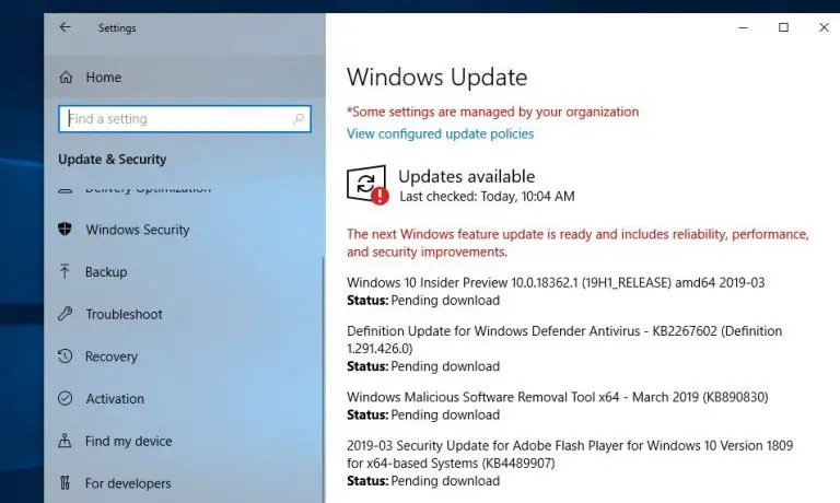 Fix We cant install some updates because other updates are in progress
