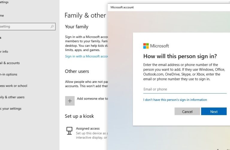 How To Create and Delete user account windows 10