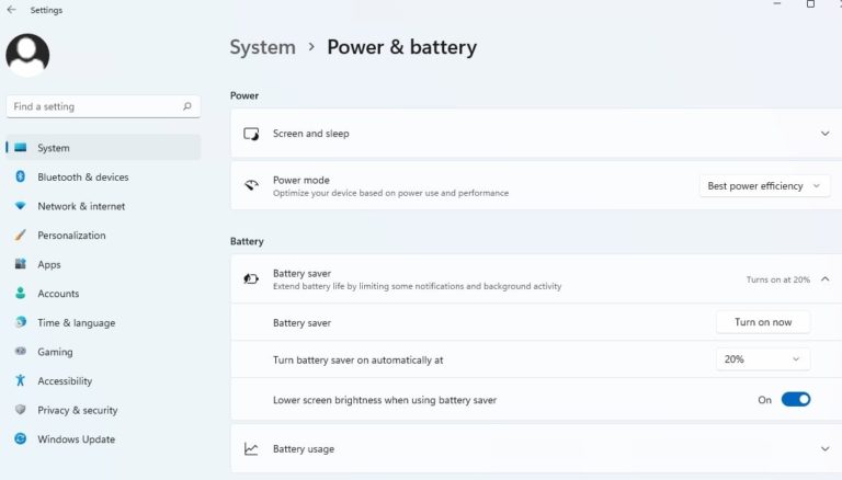 Windows 11 Laptop battery drain quickly? 7 ways to Improve Battery Life