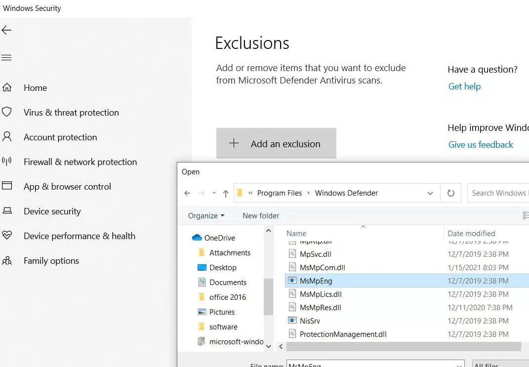 What is MsMpEng.exe or Antimalware Service Executable in windows 11
