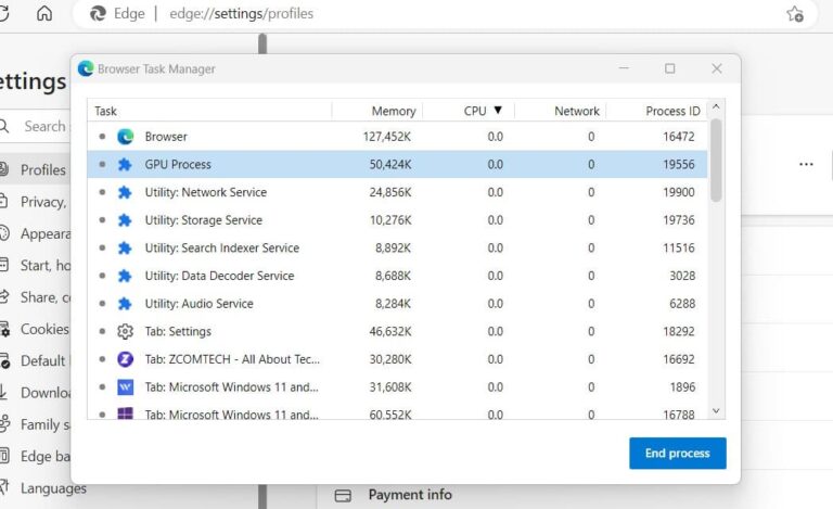 How do I fix Microsoft Edge’s high CPU usage on Windows 11?