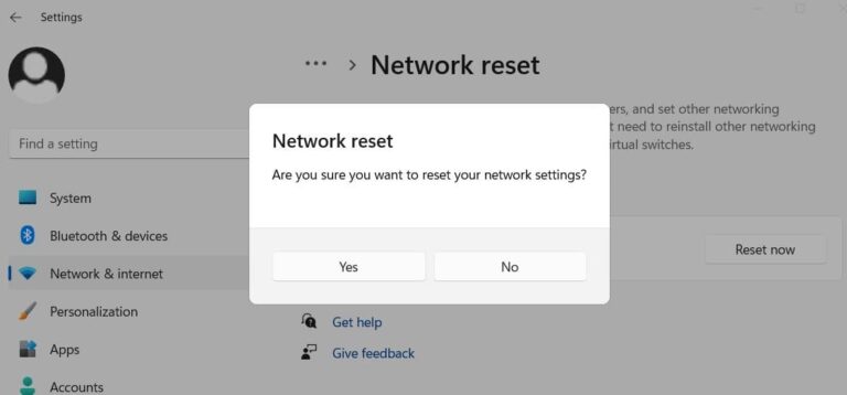 How To Reset Windows 11 Network Settings