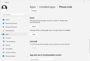 10 ways to fix Microsoft Phone link App Not Working On Windows 11