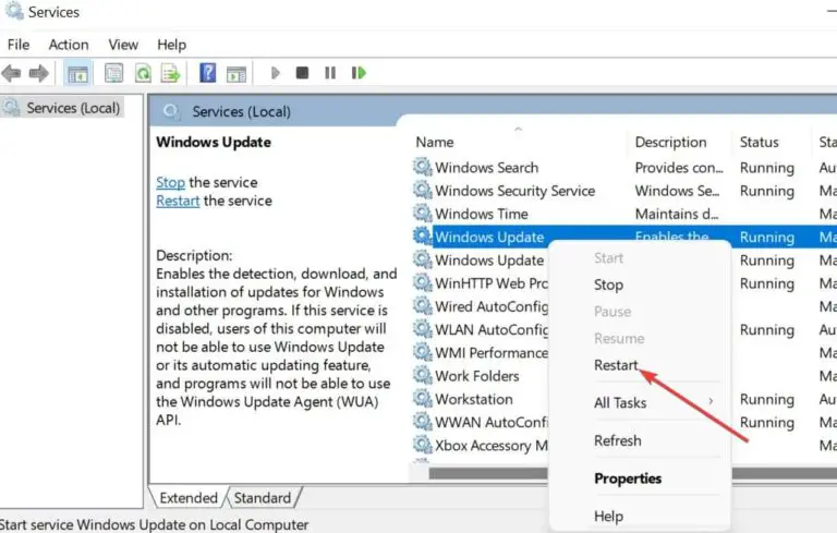 Solved: Potential windows update database error detected