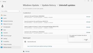How to Uninstall Windows Update (Windows 11 KB5072033)