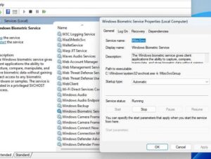 5 ways to fix Fingerprint Sensor Not Working in Windows 11
