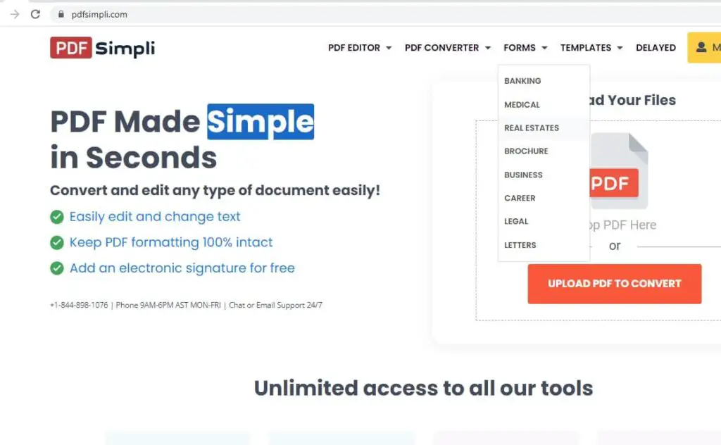 PDFSimpli - The Best Online PDF Editor to simplifying your PDF tasks