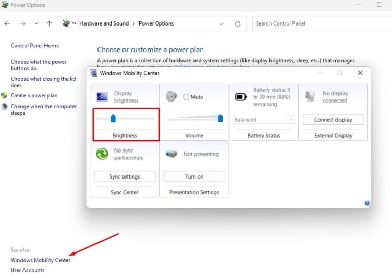How to change or control screen brightness on Laptop