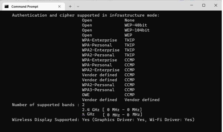 How to connect wireless Display in windows 11 to TV