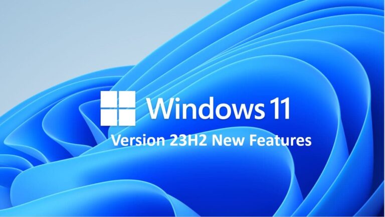 Windows 11 2023 update (version 23H2) Features and Improvements