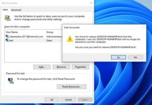 How To Create and Delete user account windows 10