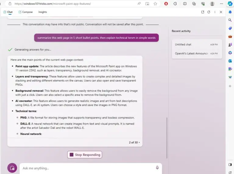 How to use ChatGPT-4 for FREE on Windows 11 (Guide)