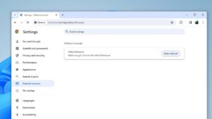How to Make Chrome Default Browser on Windows 11