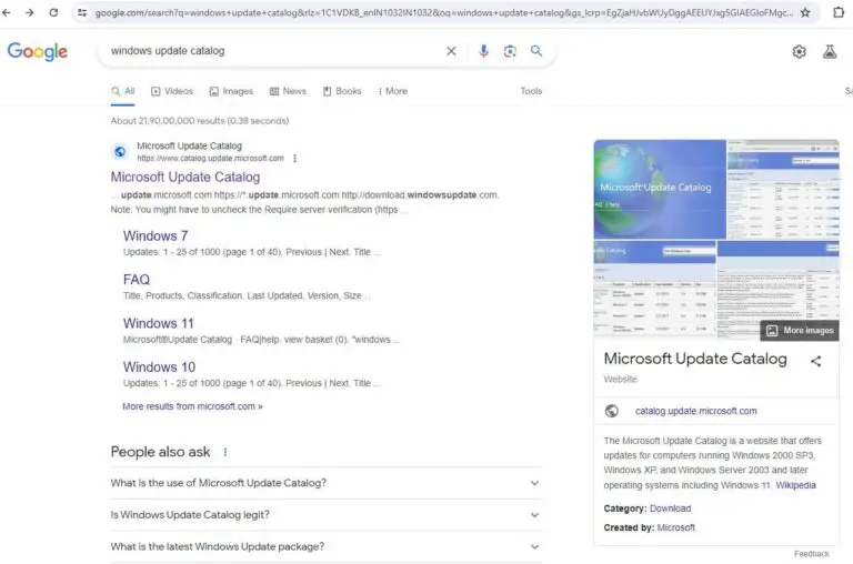 What is the Microsoft Update Catalog? (Windows Update Catalog)