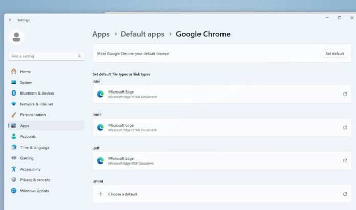 How to Make Chrome Default Browser on Windows 11