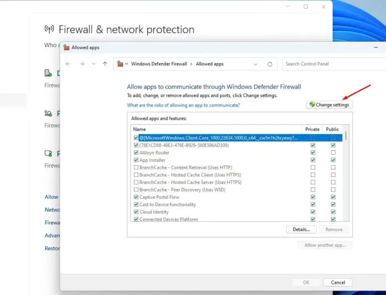 How to Allow an App Through Firewall in Windows 11