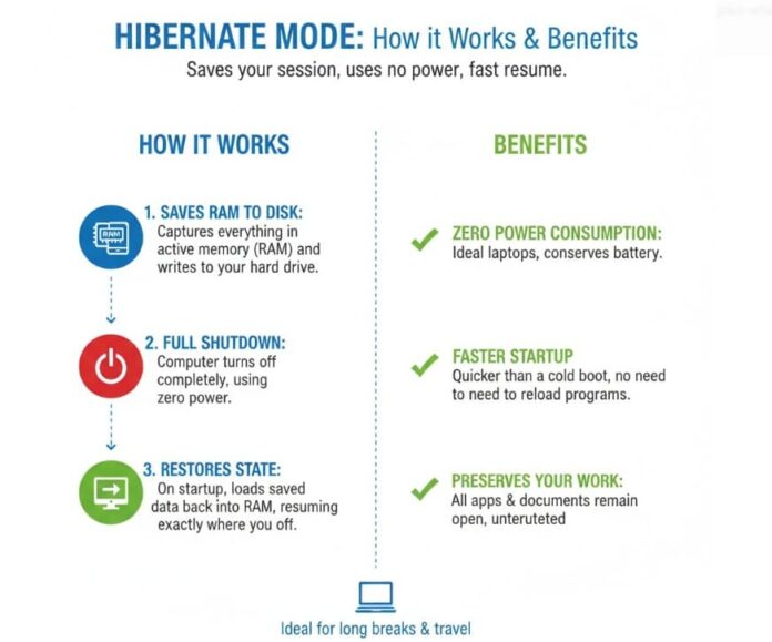 Difference Between Hibernate Mode and Sleep Mode