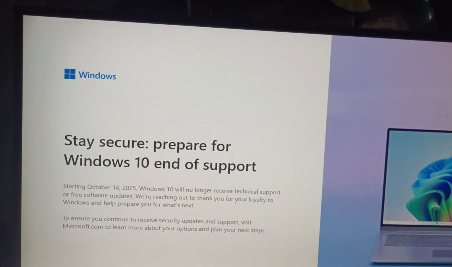 What Windows 10’s End-of-Support Means for You in 2025