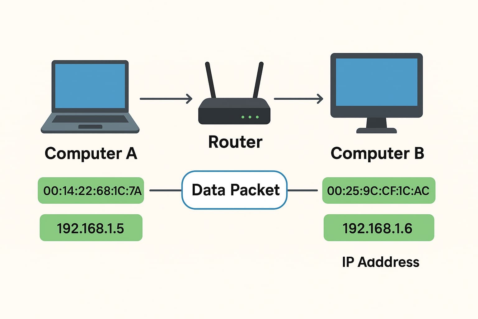 What is MAC address in networking? Explained with examples