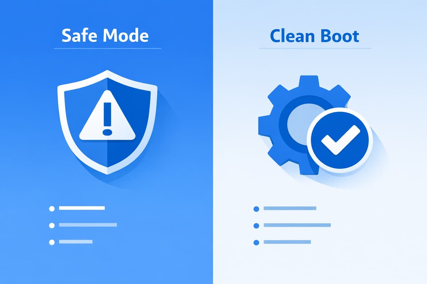 Clean Boot vs Safe Mode in Windows 11 and 10 (Difference and When to ...